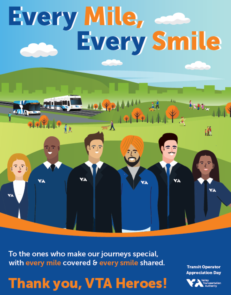 Celebrate Transit Operator Appreciation Day on March 18: Every Mile, Every Smile | VTA